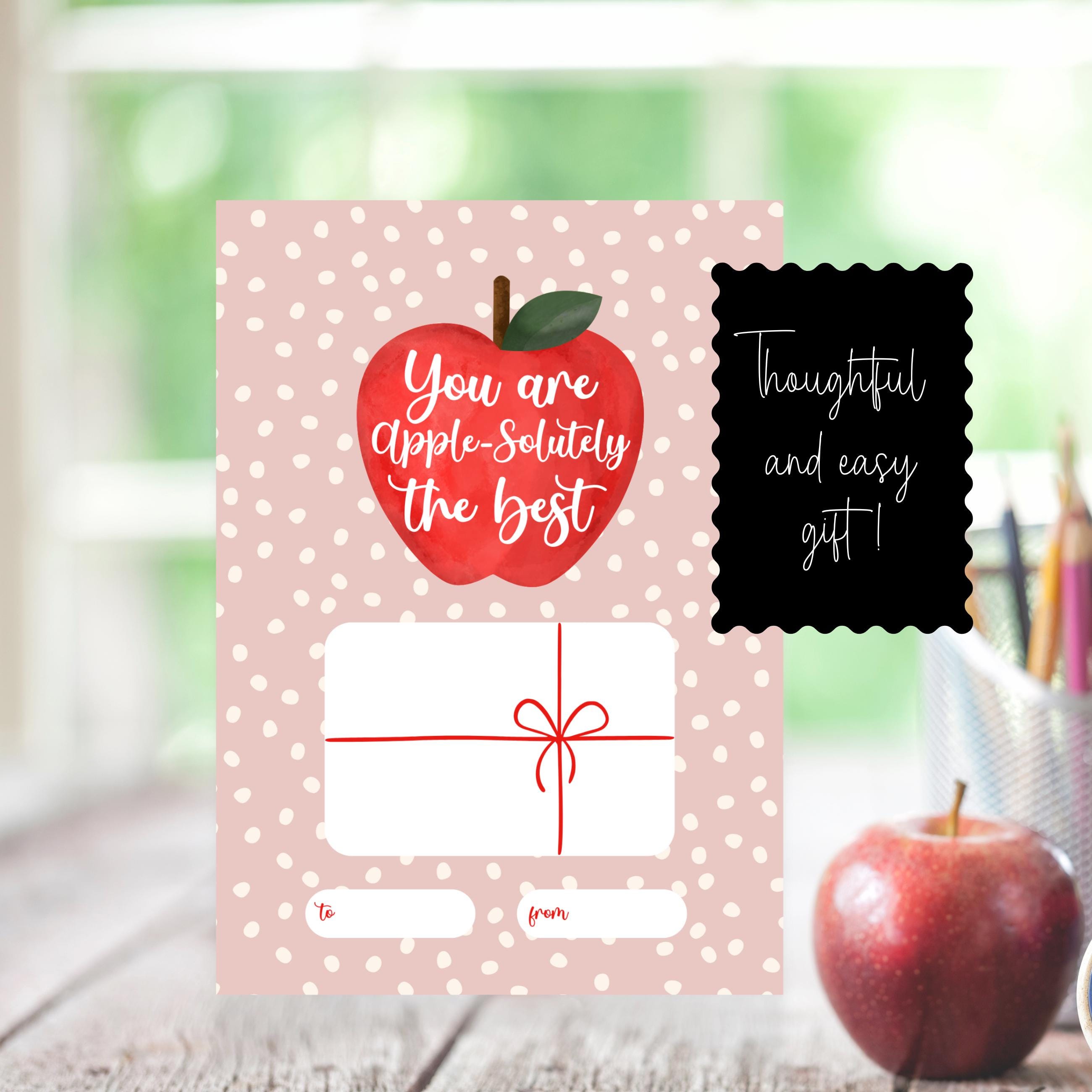 Teacher Appreciation Gift Card Holder, Appreciated Teacher ...