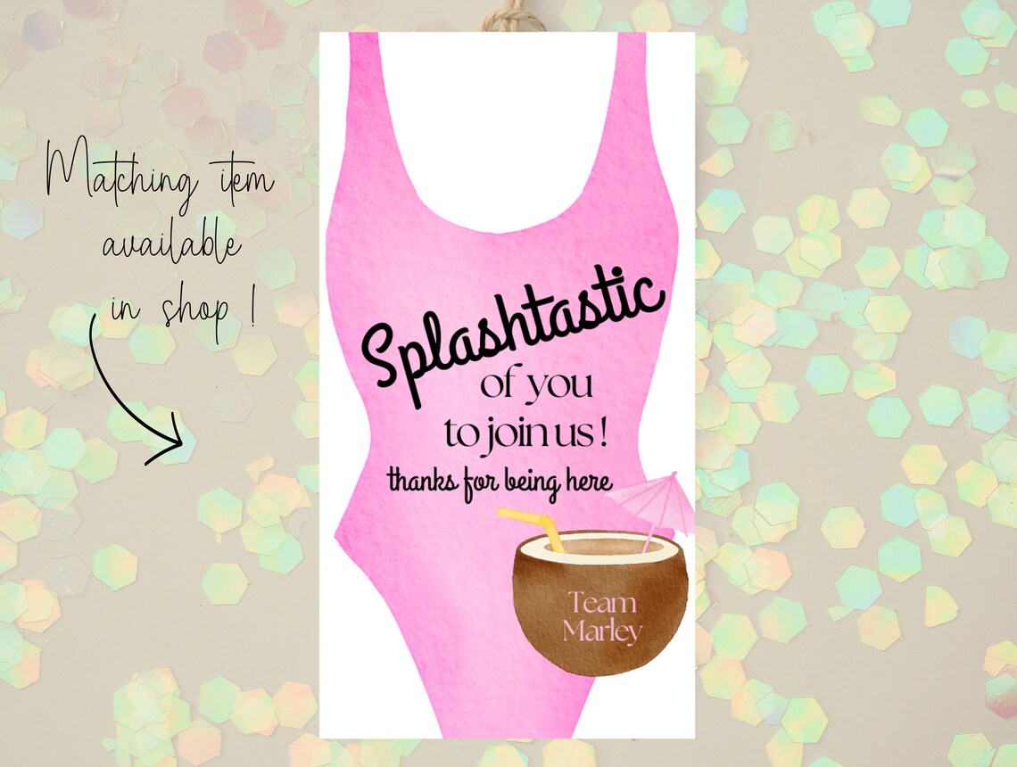 Last Splash Bachelorette Weekend Invite ,digital Bachelorette Itinerary ...