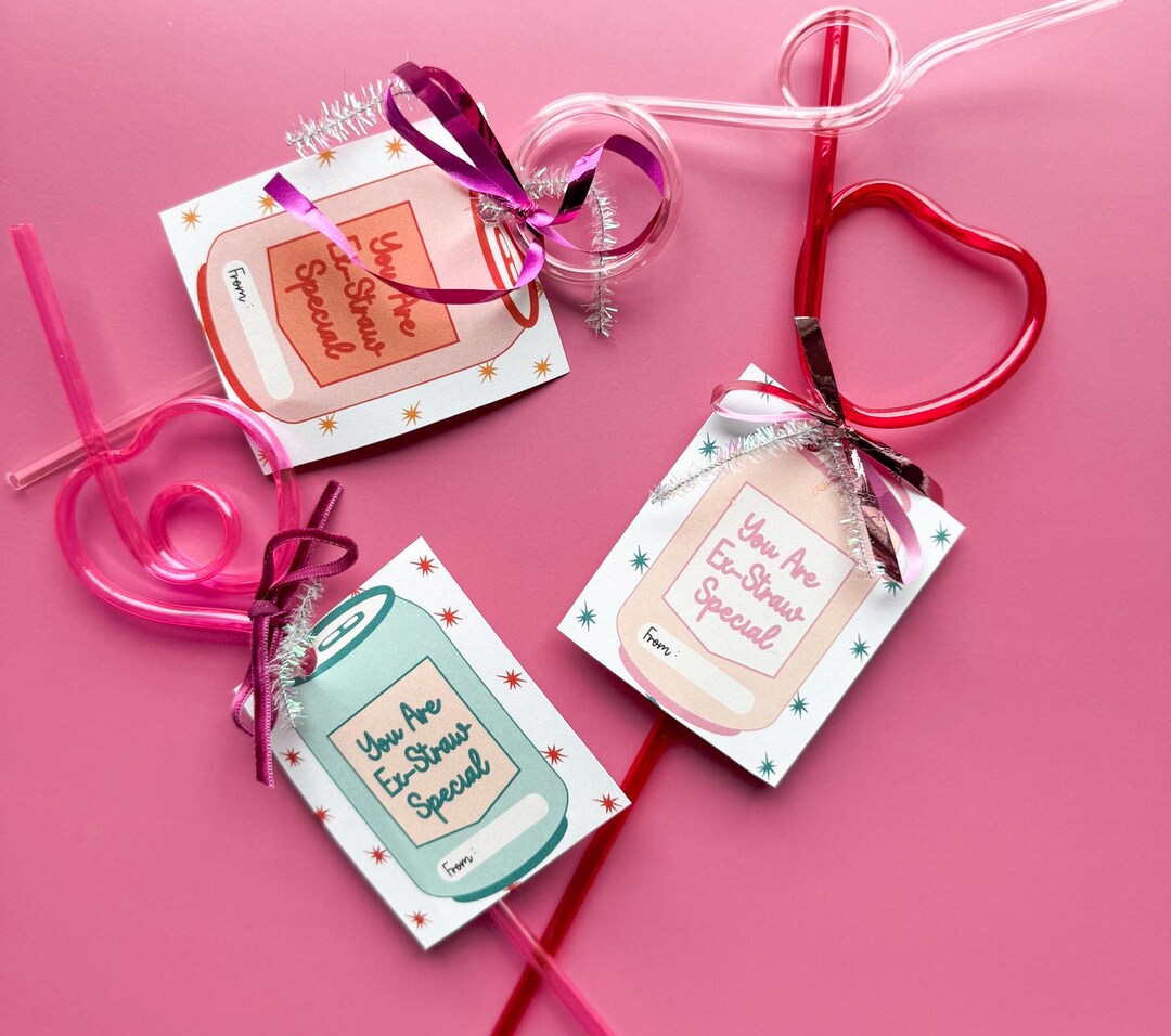 Kids Valentines Tag, Printable Classroom Vday Gift, DIY Valentines ...