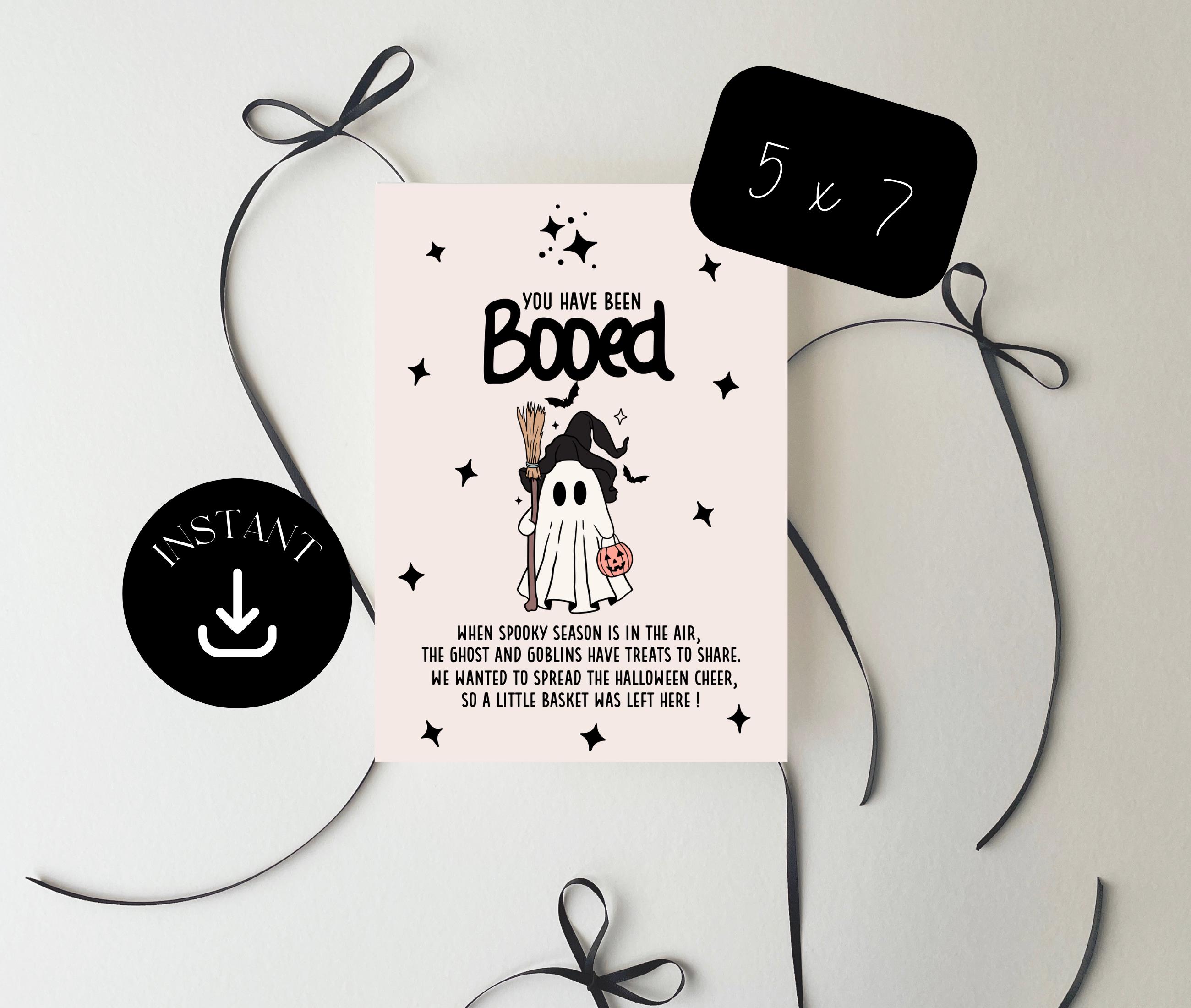 You've Been Booed | Boo Basket Printable | Halloween Neighbor Gift ...