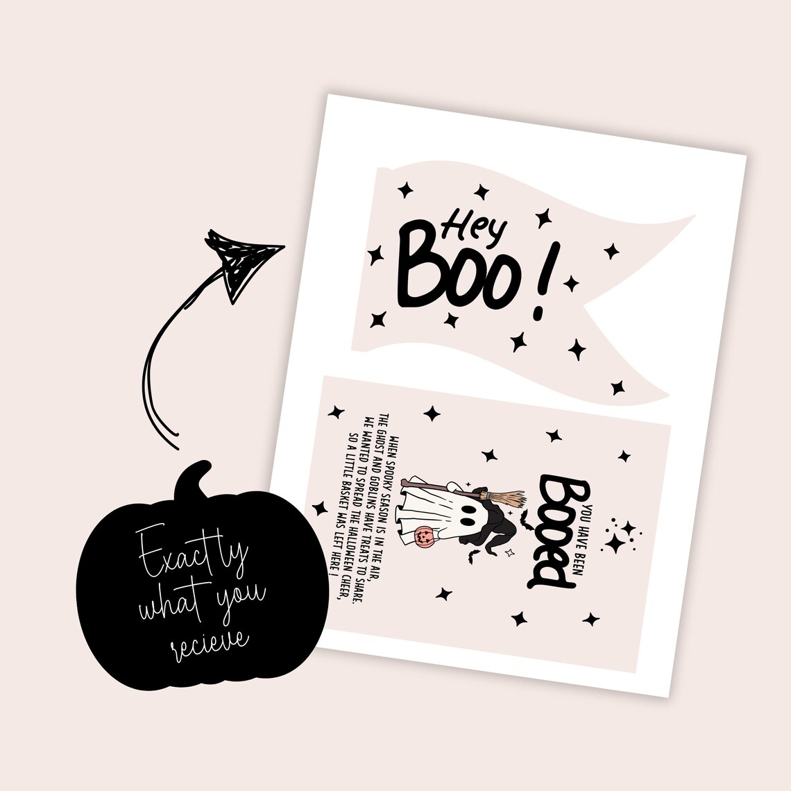 You've Been Booed | Boo Basket Printable | Halloween Neighbor Gift ...