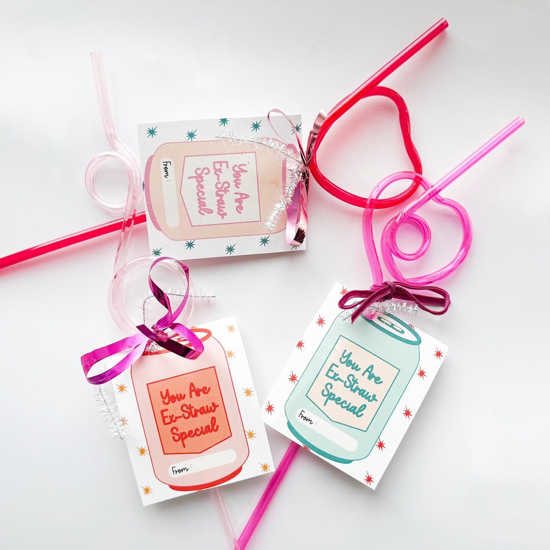 Kids Valentines Tag, Printable Classroom Vday Gift, DIY Valentines ...