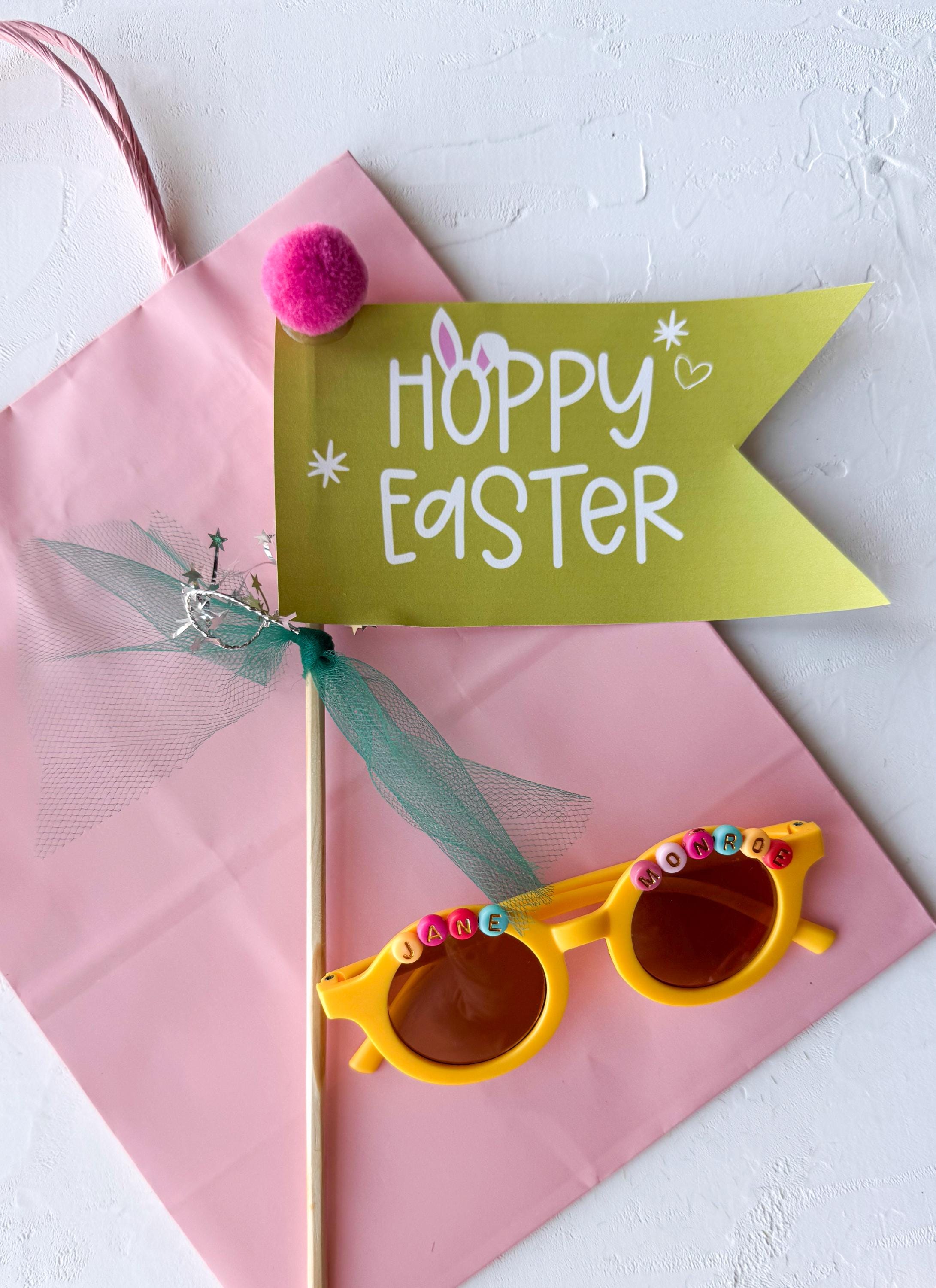 Easter Printable Flag Bundle | Bunny Basket Flags | Cute Easter Gift ...
