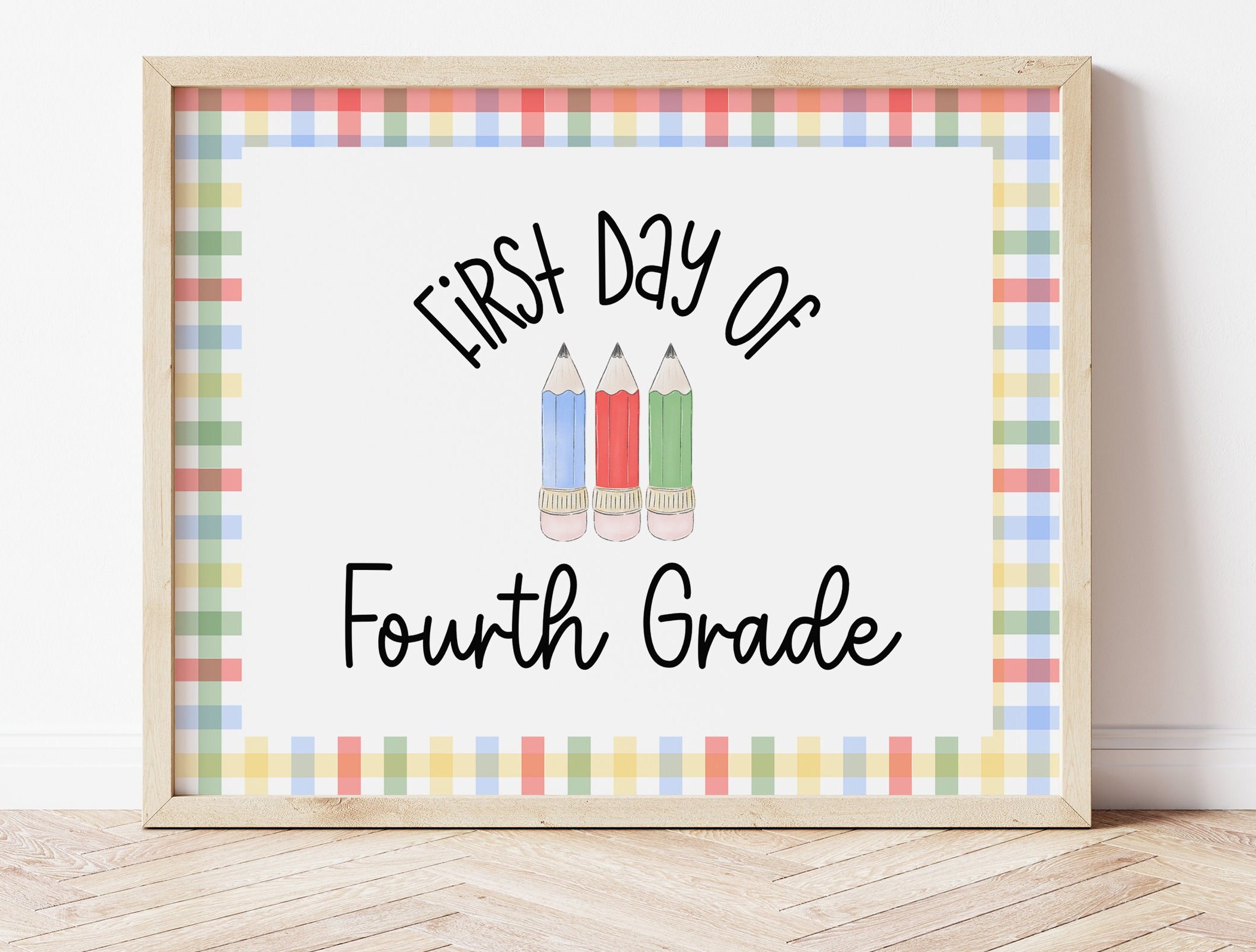 Printable First Day of School Sign Back to School Photo Prop Sign 11x8 ...
