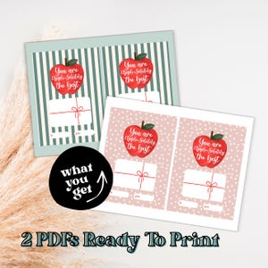 Teacher Appreciation Gift Card Holder, Appreciated Teacher ...