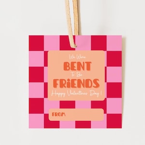 Kids Valentines Tag, Printable Classroom Vday Gift, DIY Valentines ...