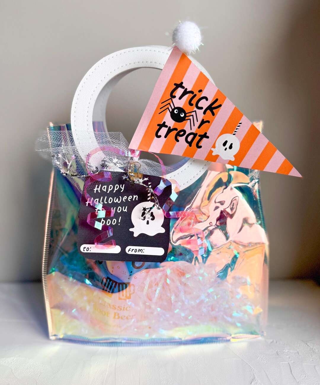 Boo Basket Printable Flags | Halloween Pennant Flag | You've Been Booed ...