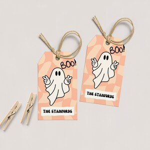 Halloween Printable Gift Tag Template, Boo Basket Tag , Printable ...