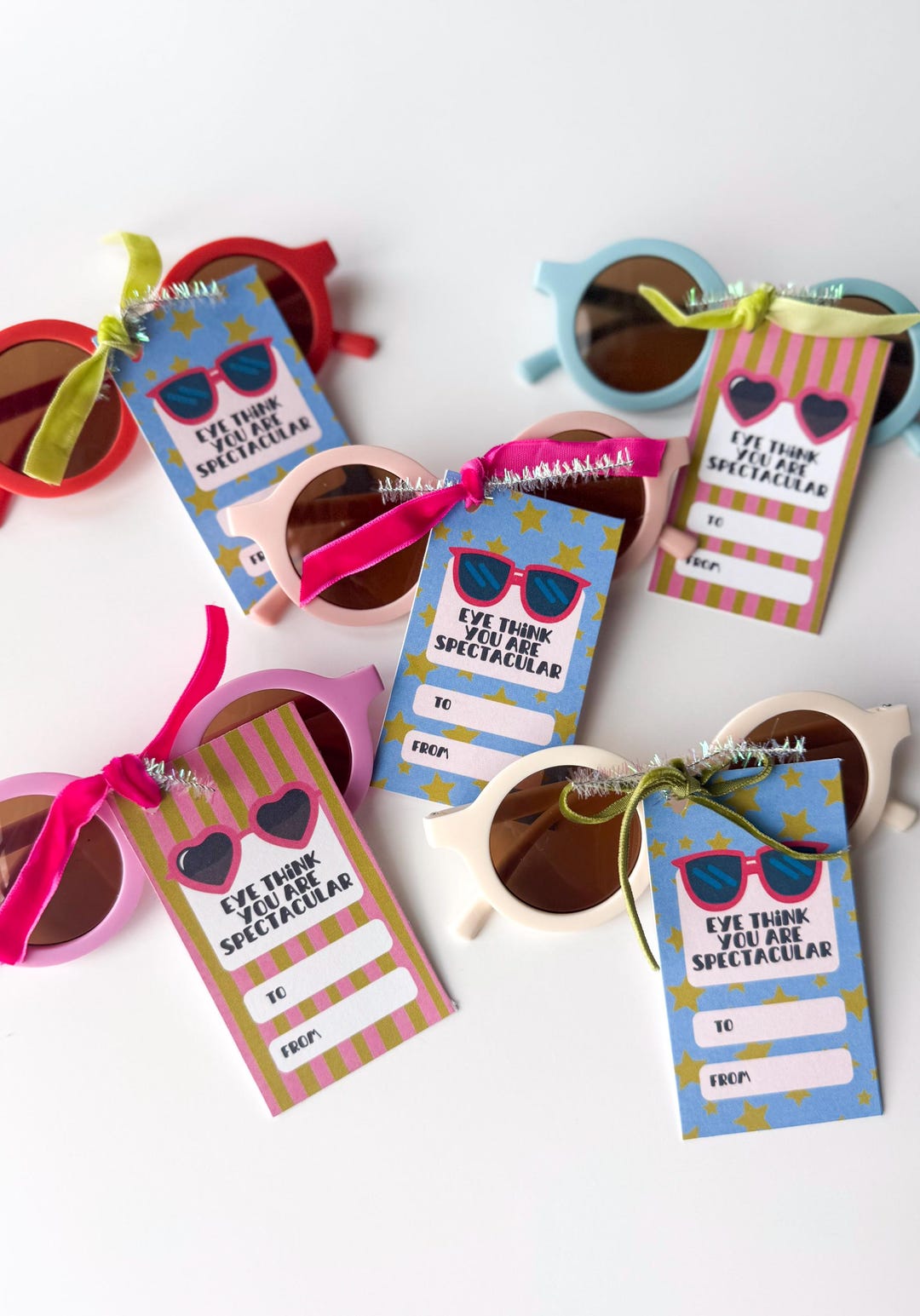 Printable Sunglasses Classroom Gift Tags for Kids - Eye Think You’re ...