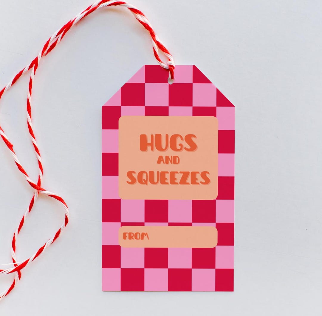 Kids Valentines Tag, Printable Classroom Vday Gift, DIY Valentines ...