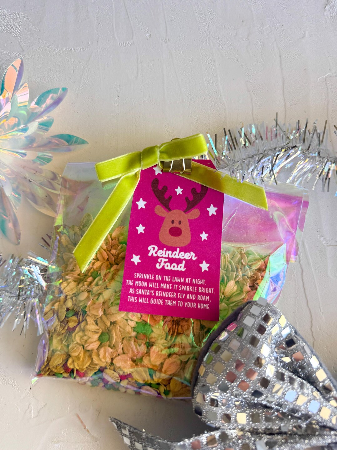 Reindeer Food Printable Tags, Magic Christmas Eve Feed for Reindeer ...