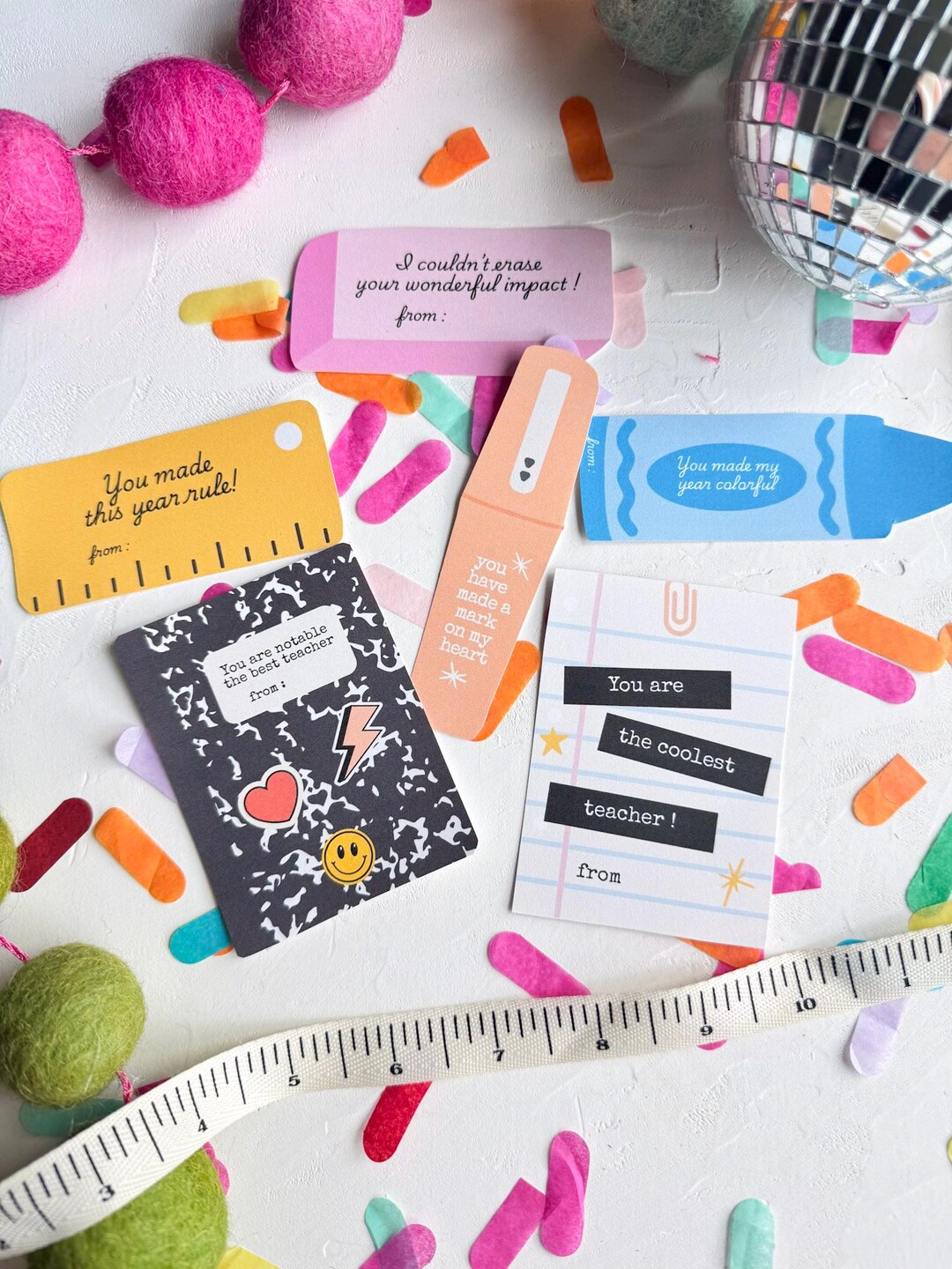 End of Year Teacher Gift Tags, Teacher Appreciation Tags, Last Day of ...