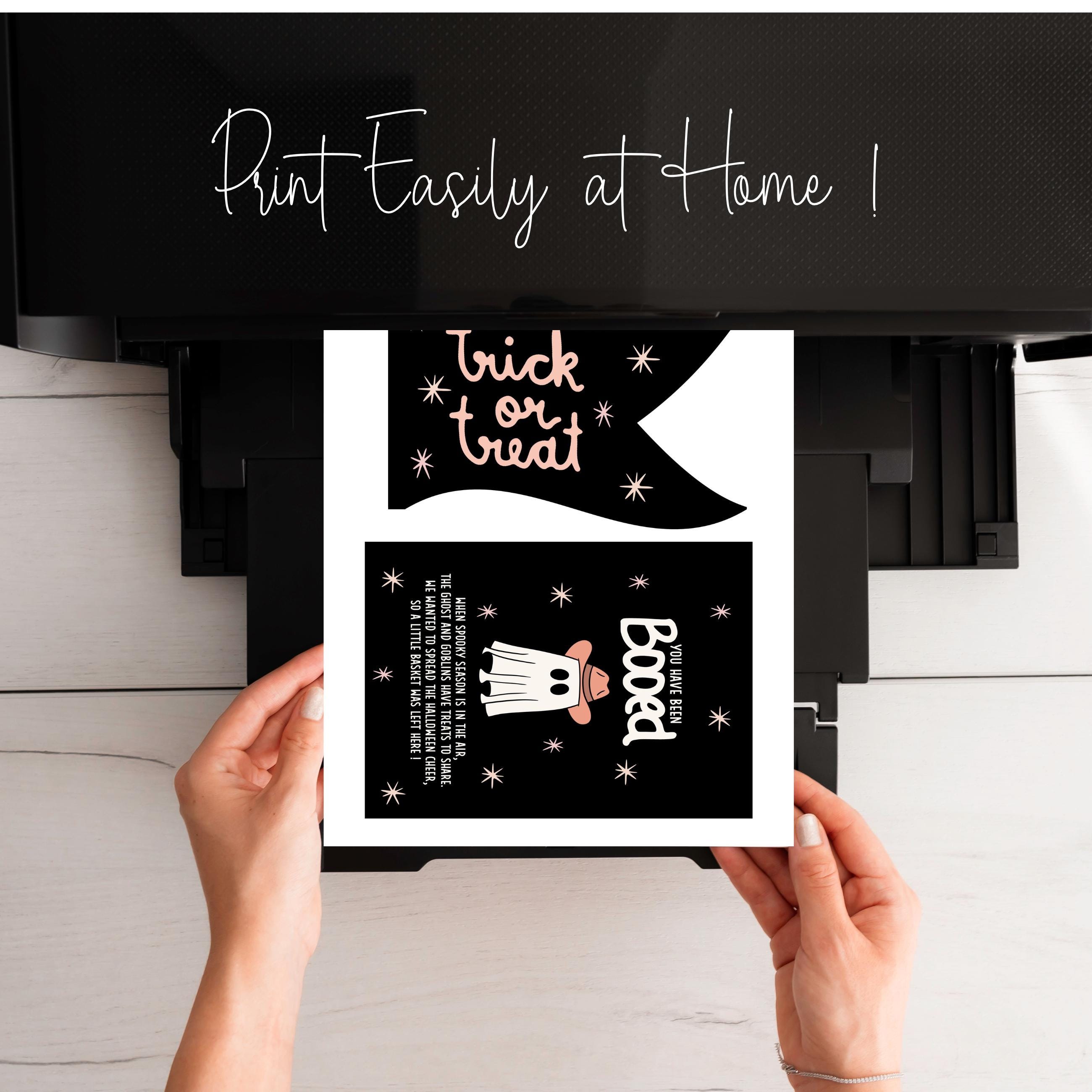 Boo Basket Printable Flags | Halloween Neighbor Gift | You've Been ...