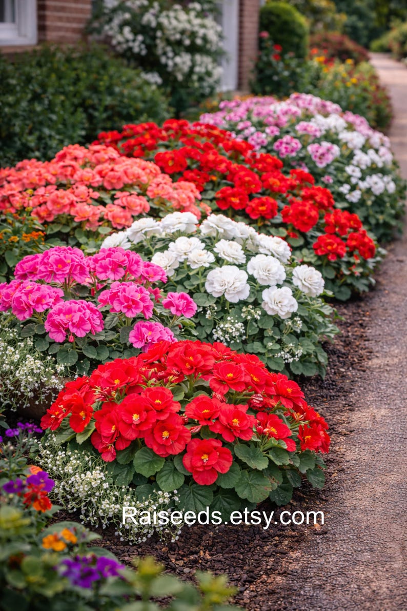 Royal Geranium Seeds – Pelargonium Regal, Mixed Colors (10 Seeds per ...