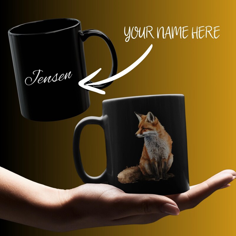 Fox Mug - Etsy