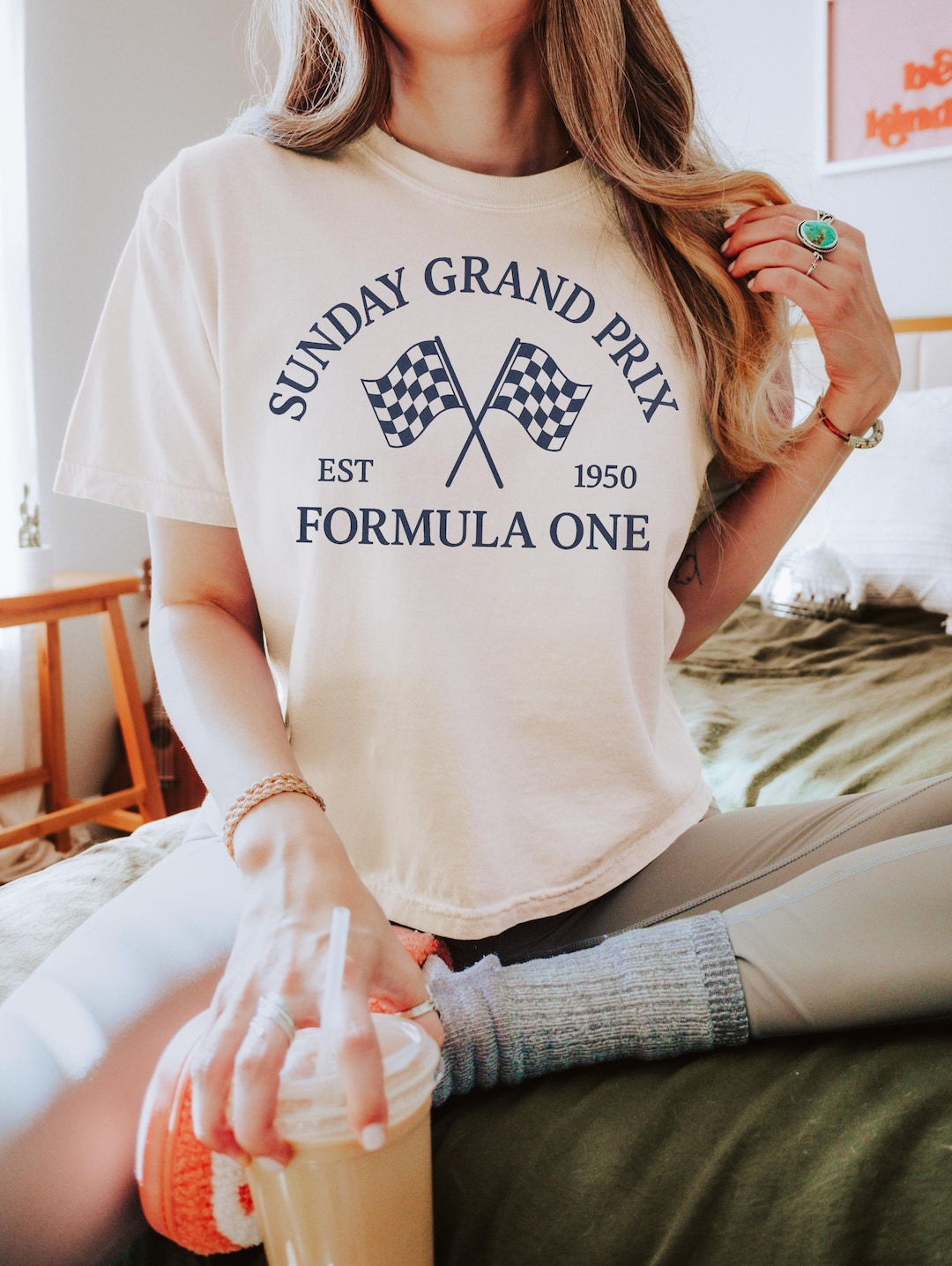 Formula 1 Boxy Tee Shirt F1 Merch for Women F1 Tees Racing Formula One ...