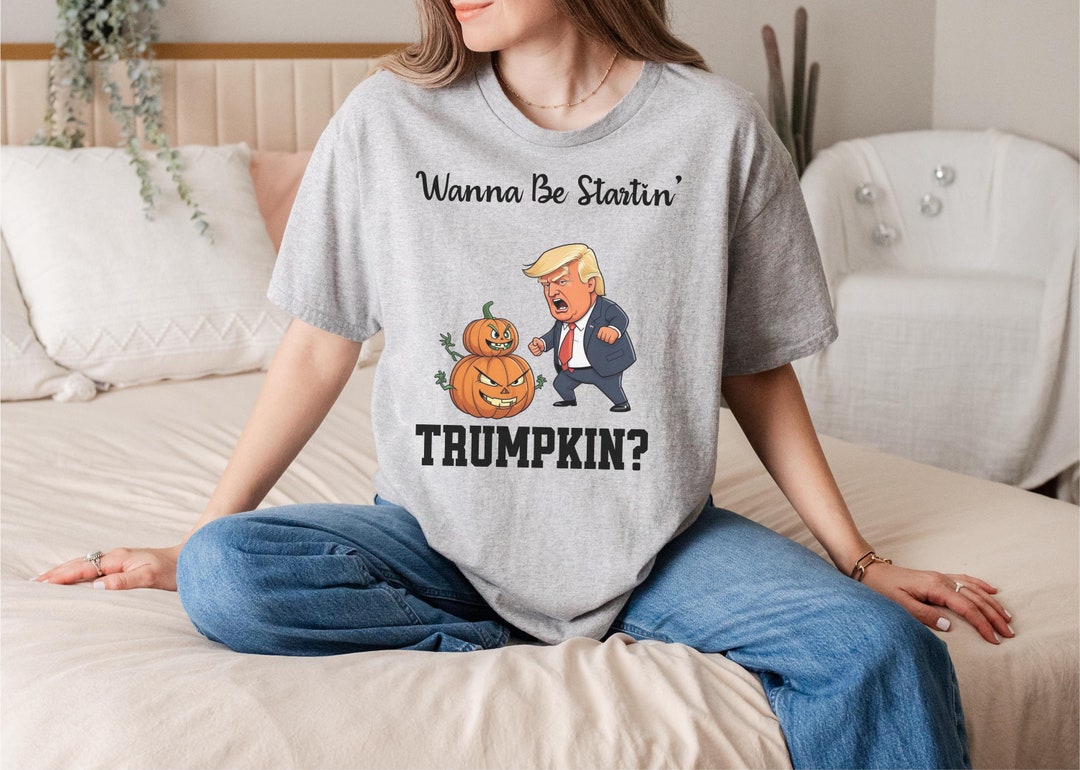 Halloween Donald Trump Shirt, Comfort Colors Tee, Pumpkin Shirt, USA ...