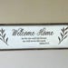 As for Me and My House - Welcome Home Sign - Etsy
