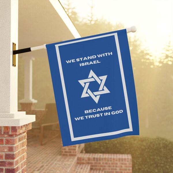 We Stand With Israel Flag - Etsy