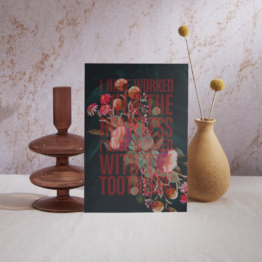 Homeless Not Toothless | Kathy Hilton Wall Art Funny Quote RHOBH ...