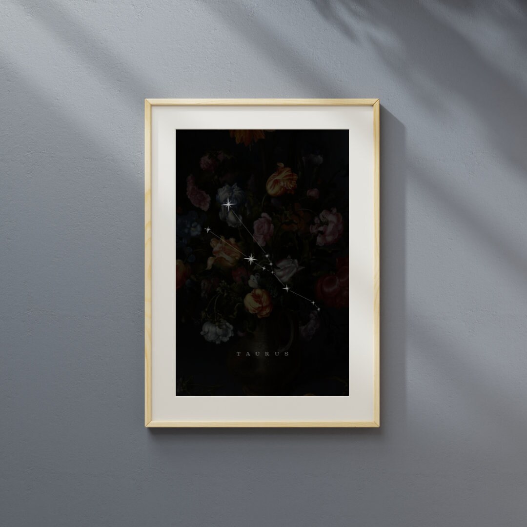 Taurus Zodiac Sign Gift Instant Download A5 Notebook Cover - Etsy