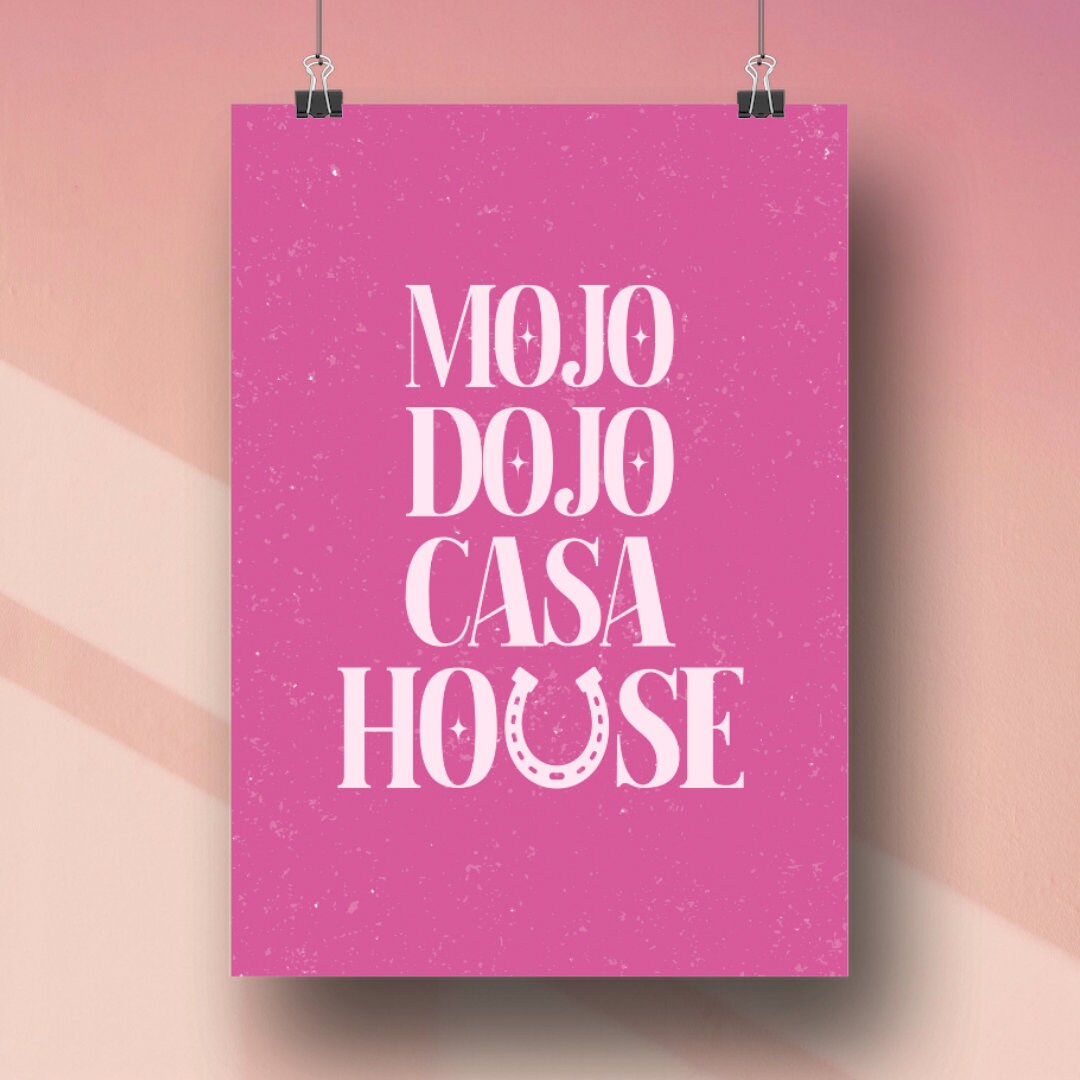 Mojo Dojo Casa House BUNDLE PNG Wall Art | Poster Wall Art Bundle - Etsy