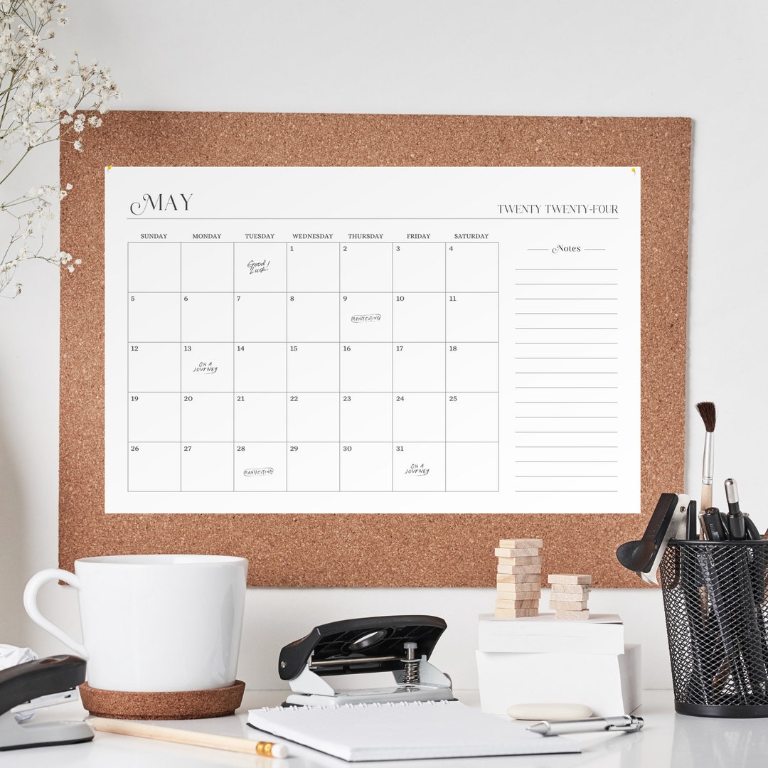 Large Wall Calendar 2024 Desk Calendar Poster Calendar - Etsy