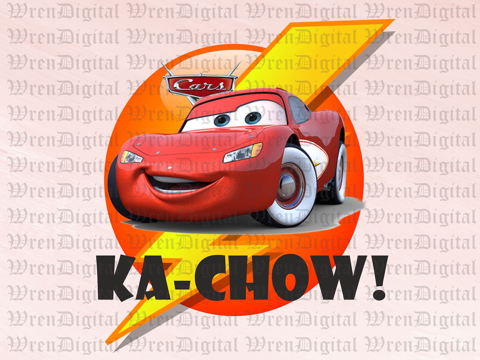 Lightning Mcqueen Ka-chow PNG, Cars Movie Cut File, Mcqueen SVG ...