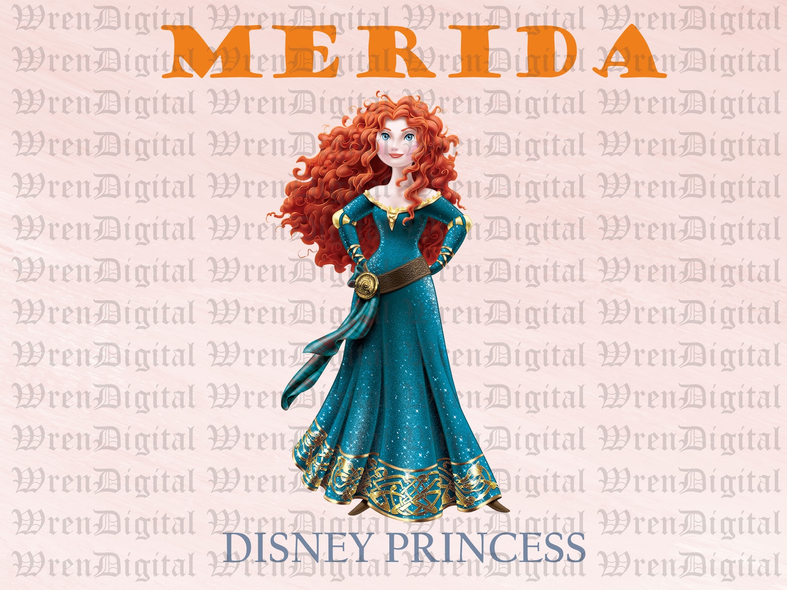 Merida PNG, Brave Png, Princess Merida Png, Tshirt Design, Family Shirt ...