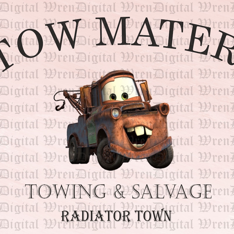 Tow Mater - Etsy
