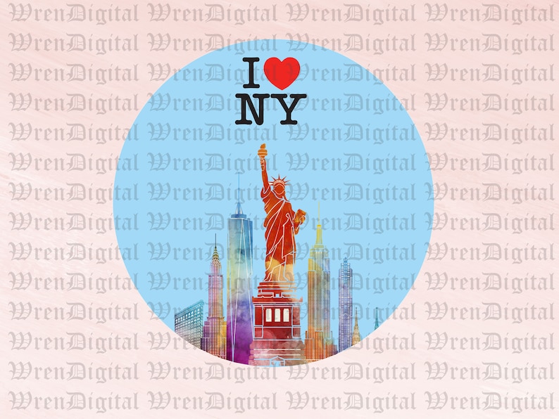 New York Svg, NYC Skyline Svg Clipart, New York City SVG, Famous City ...