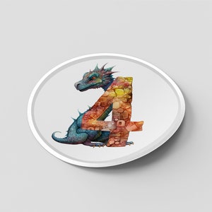 Dragon Numbers Clipart, Clipart Commercial Use, Vector Graphics ...