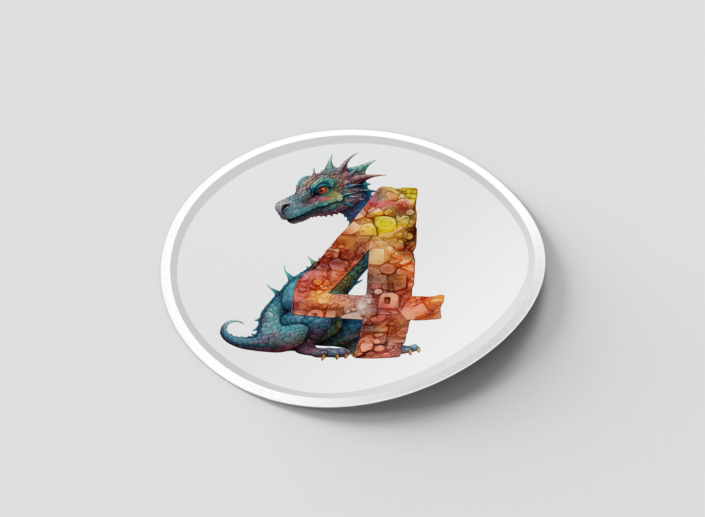 Dragon Numbers Clipart, Clipart Commercial Use, Vector Graphics ...