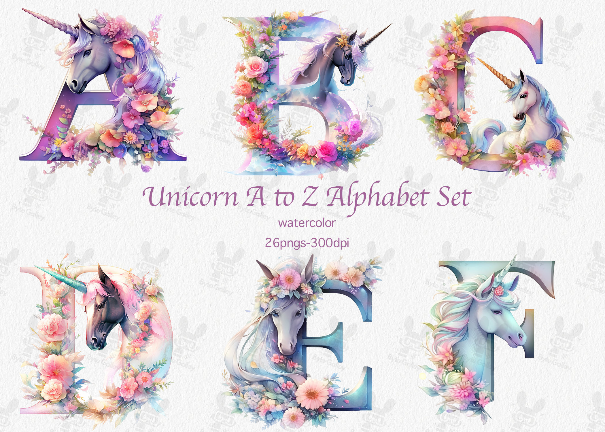 Unciorn Clipart Unicorn Png Alphabet Png Unicorn Sticker Decorative ...