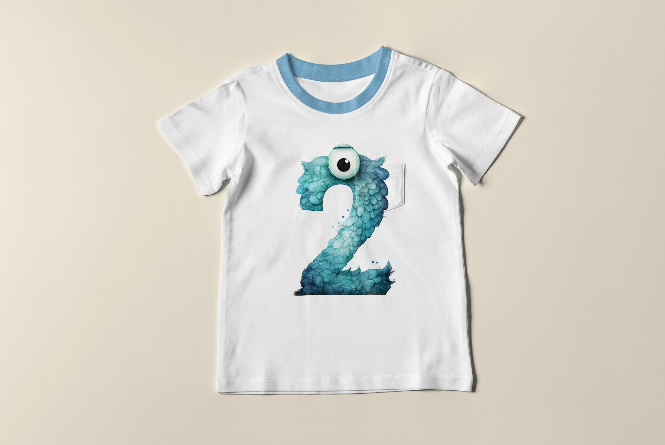 Monster Numbers Clipart Clipart Commercial Use Vector - Etsy