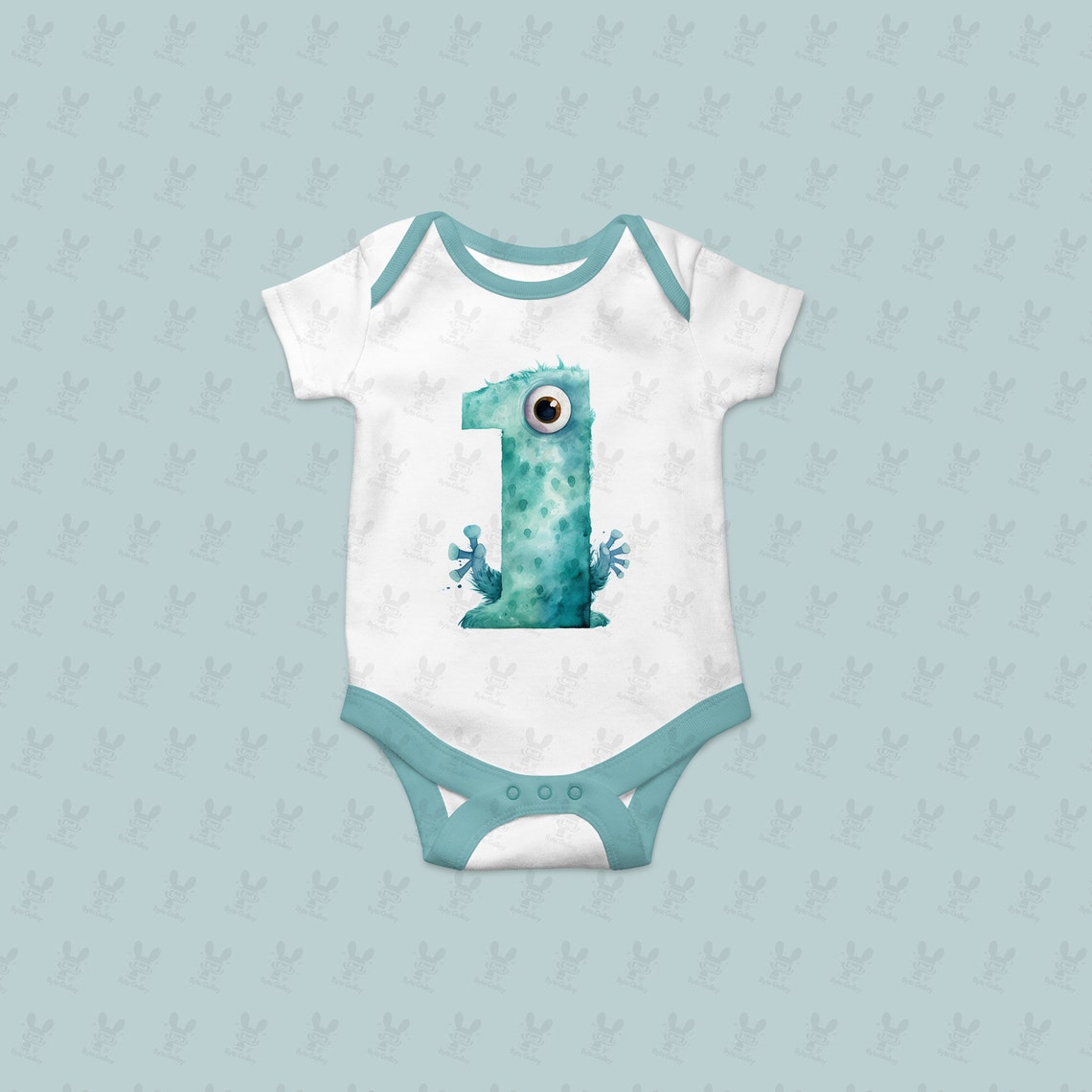 Monster Numbers Clipart Clipart Commercial Use Vector - Etsy