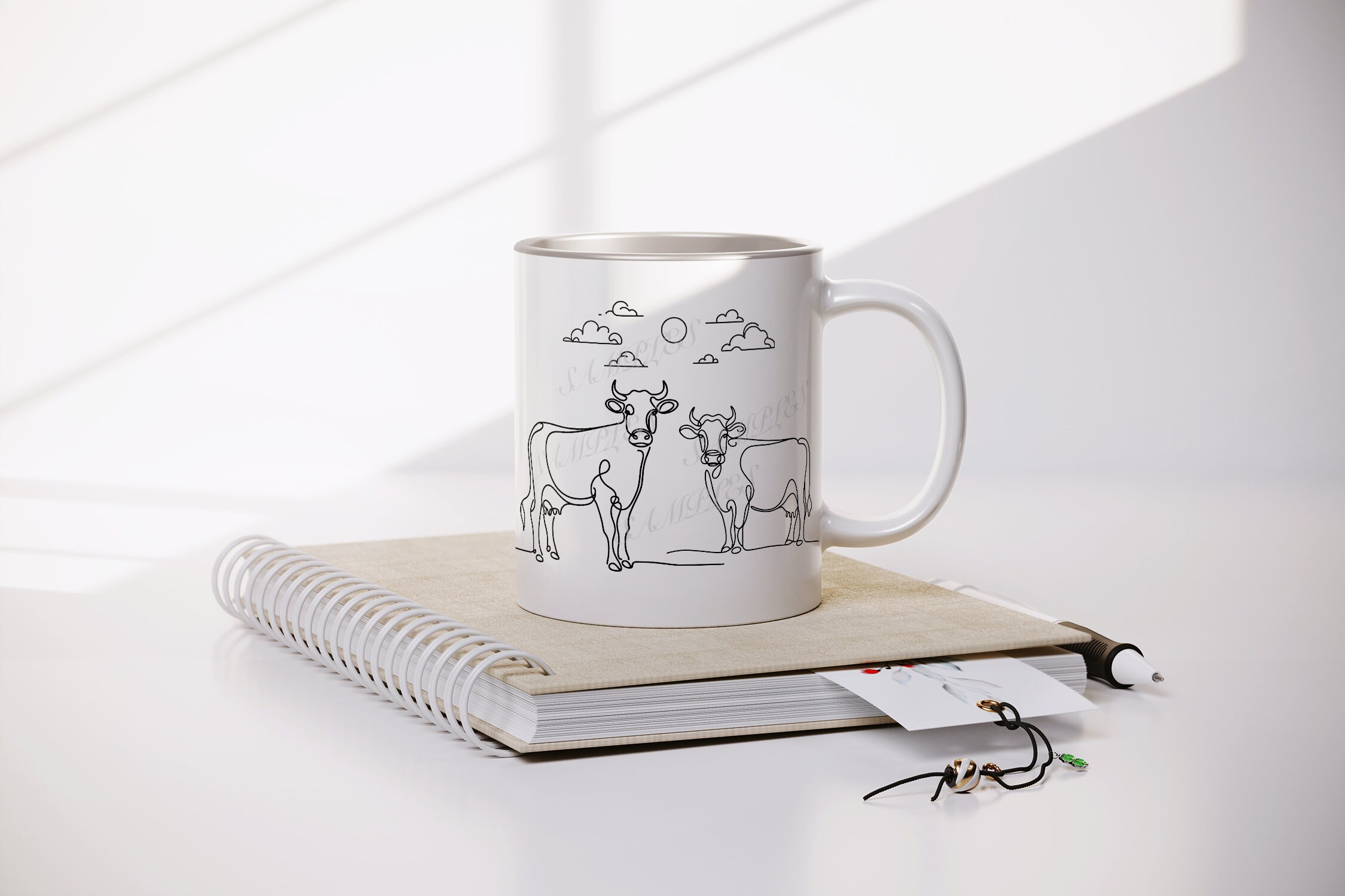 Farm Animals Line Art: Barnyard Outline SVG PNG (digital) - Etsy
