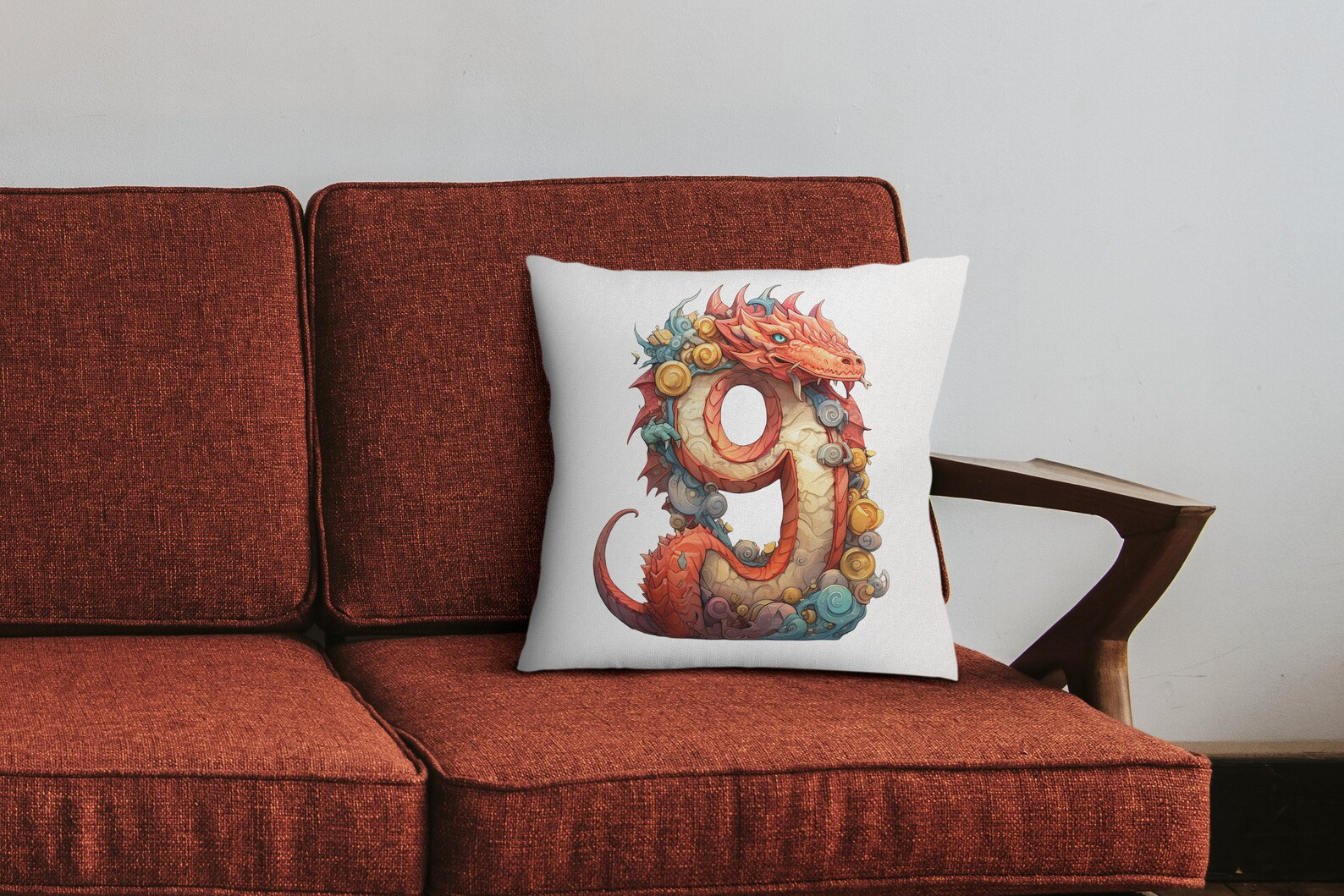 Dragon Numbers Clipart, Clipart Commercial Use, Vector Graphics ...