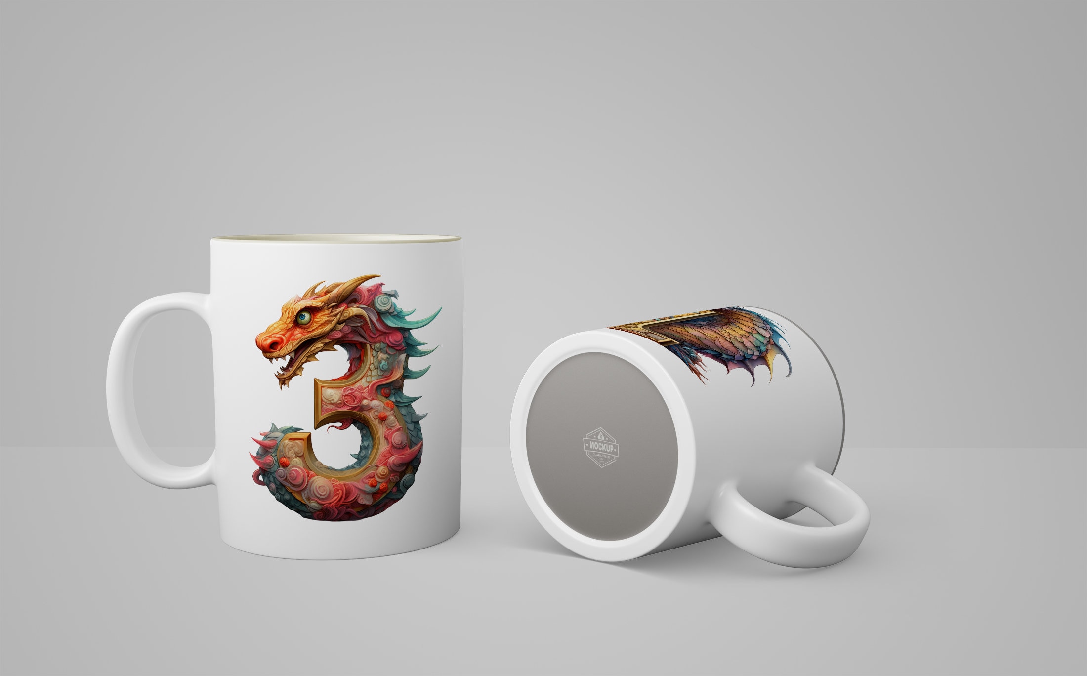 Dragon Numbers Clipart, Clipart Commercial Use, Vector Graphics ...