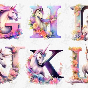 Unciorn Clipart Unicorn Png Alphabet Png Unicorn Sticker Decorative ...