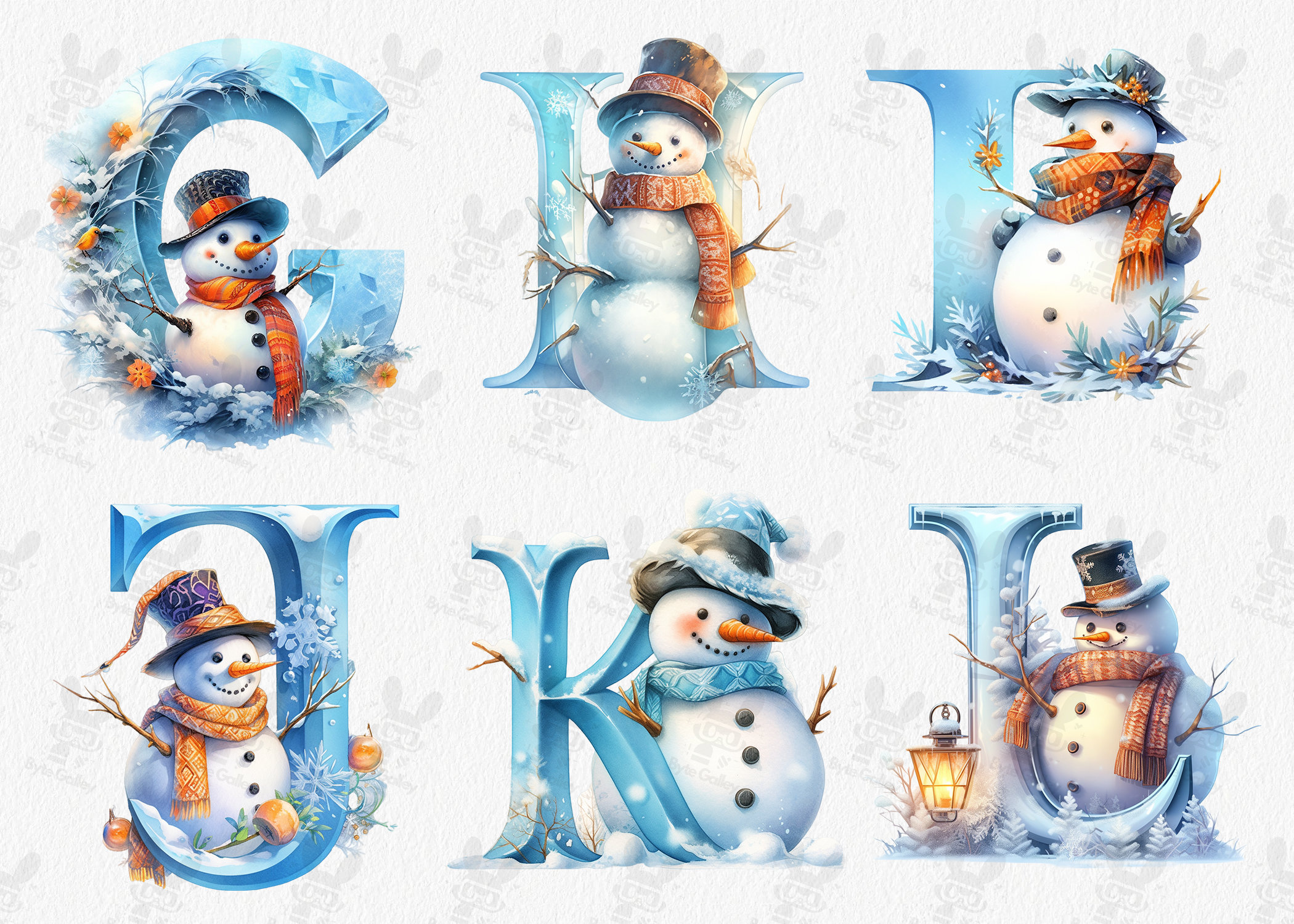 Snowman Alphabet, Letters Png, Alphabet Png, Christmas Sticker ...