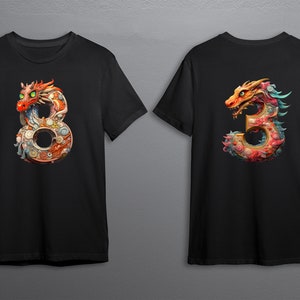 Dragon Numbers Clipart, Clipart Commercial Use, Vector Graphics ...