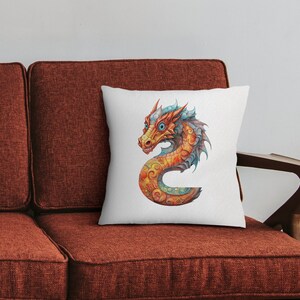 Watercolor Dragon Numbers Clipart: Nursery Decor PNG (digital Download ...