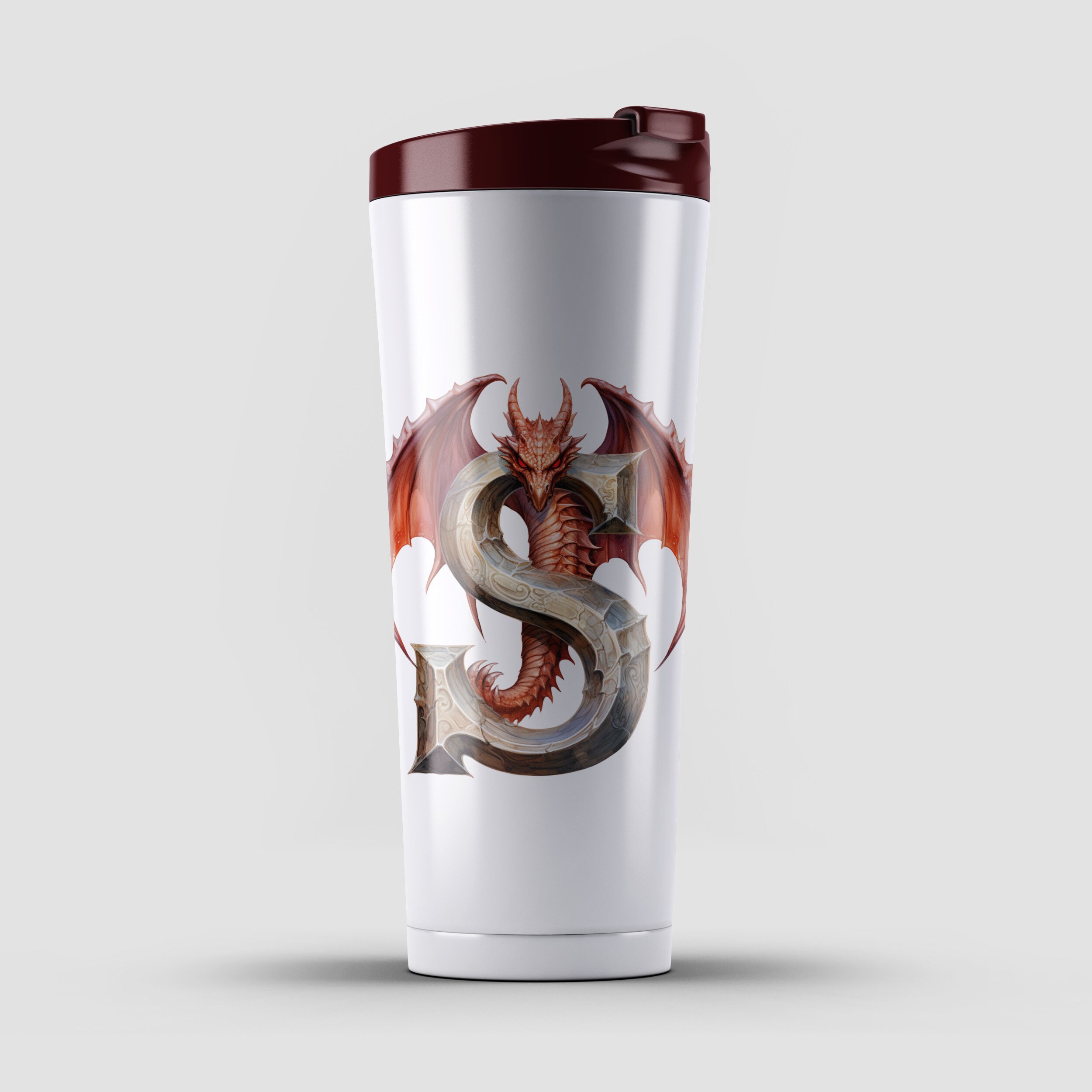 Watercolor Dragon Alphabet Png, Dragon Clipart ,decorative Letters ...