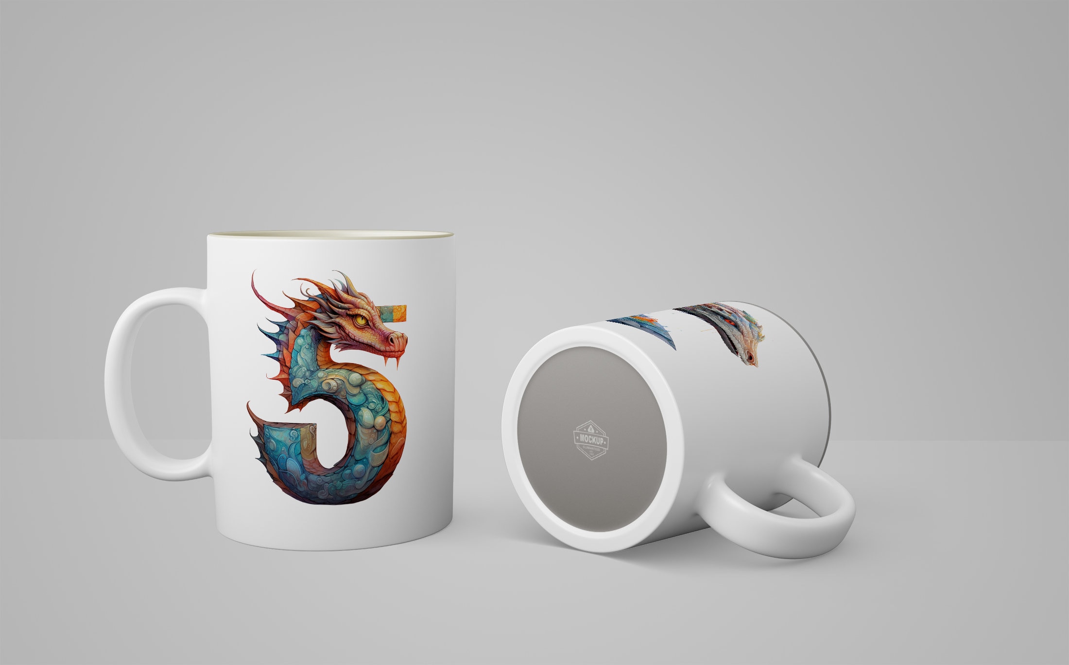 Dragon Numbers Clipart, Clipart Commercial Use, Vector Graphics ...