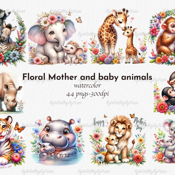 Baby Animals Clipart - Etsy