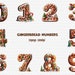 Gingerbread Numbers Clipart, Commercial Use, Vector Graphics, Digital ...