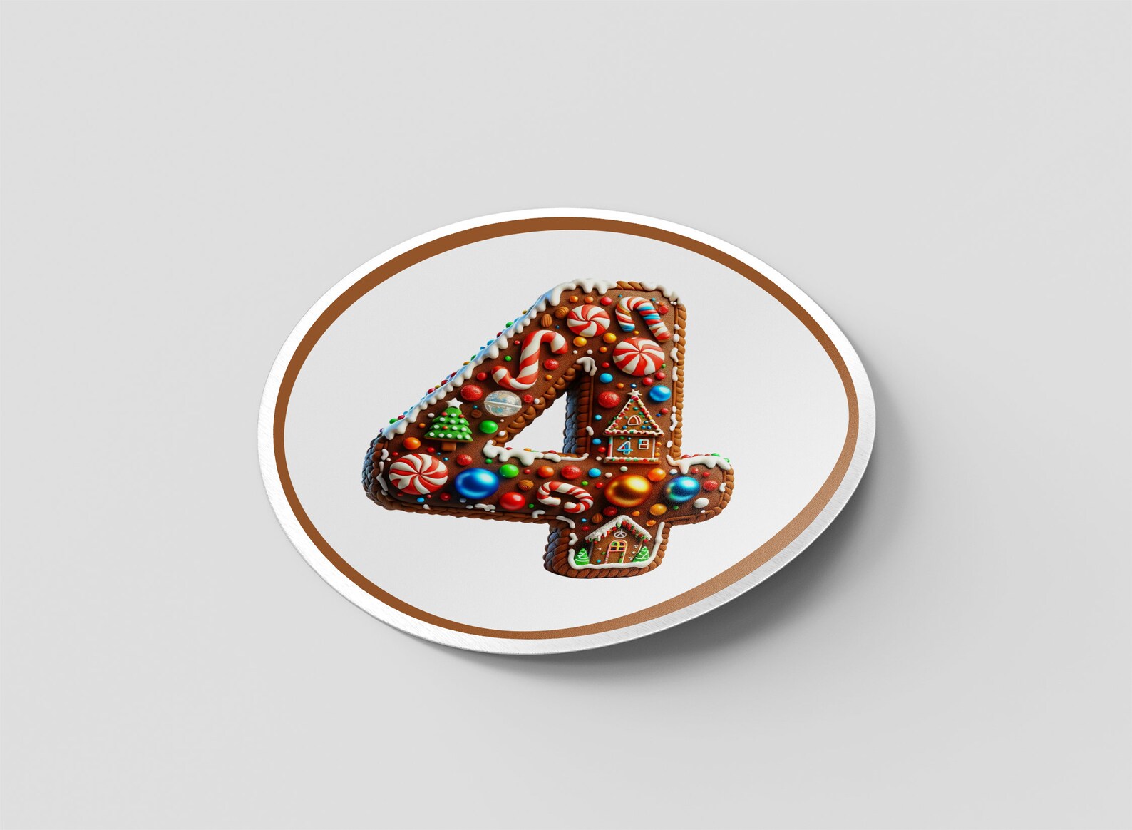 Gingerbread Numbers Clipart, Commercial Use, Vector Graphics, Digital ...