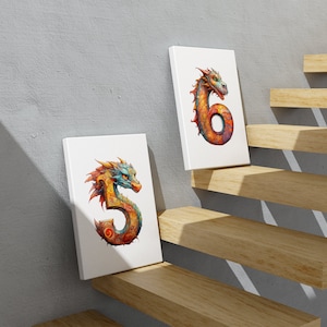 Dragon Numbers Clipart, Clipart Commercial Use, Vector Graphics ...