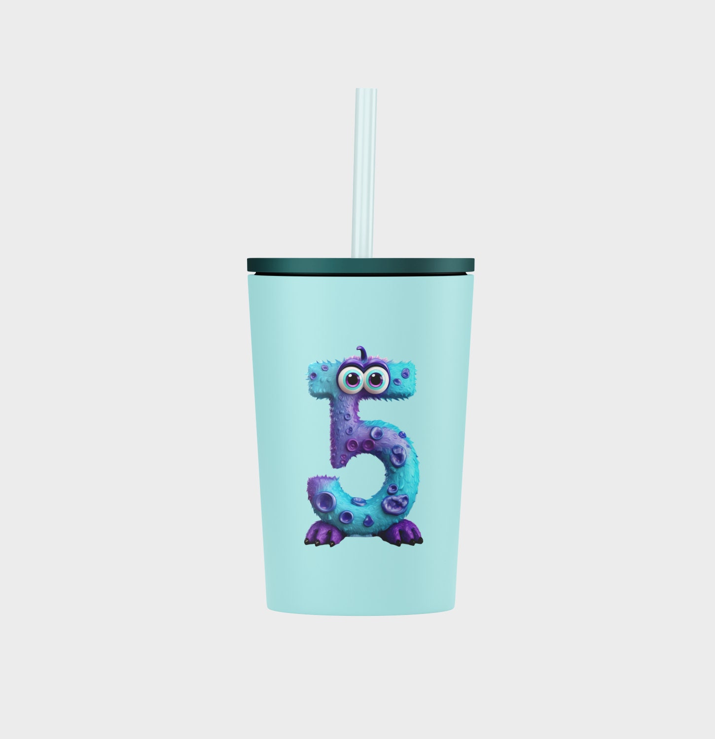 Monster Numbers Clipart: PNG Vector Graphics, Nursery Decor (digital ...